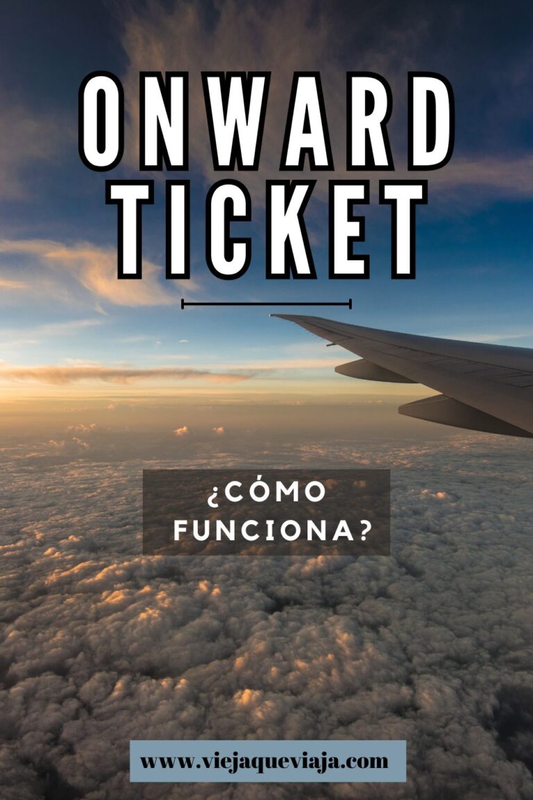 Reserva 1 boleto de salida sin comprarlo: Tutorial Onward Ticket